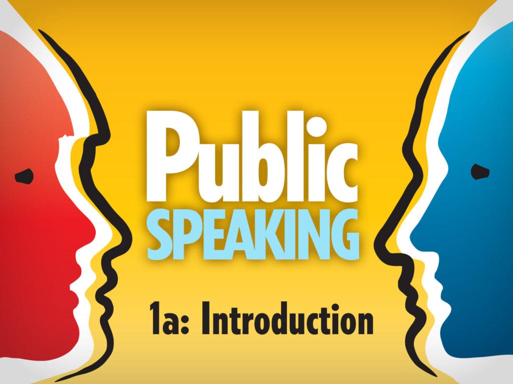 Public Speaking 1a: Introduction - eDynamic Learning