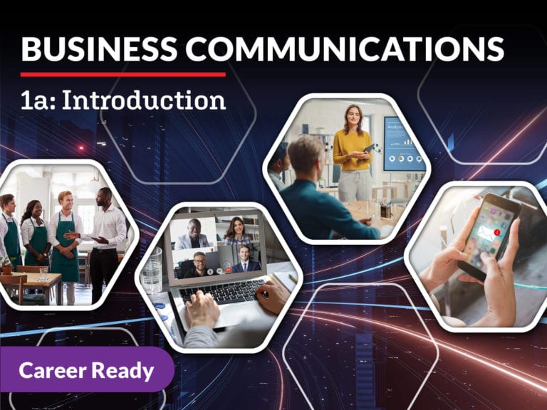 Business Communications 1a: Introduction - eDynamic Learning