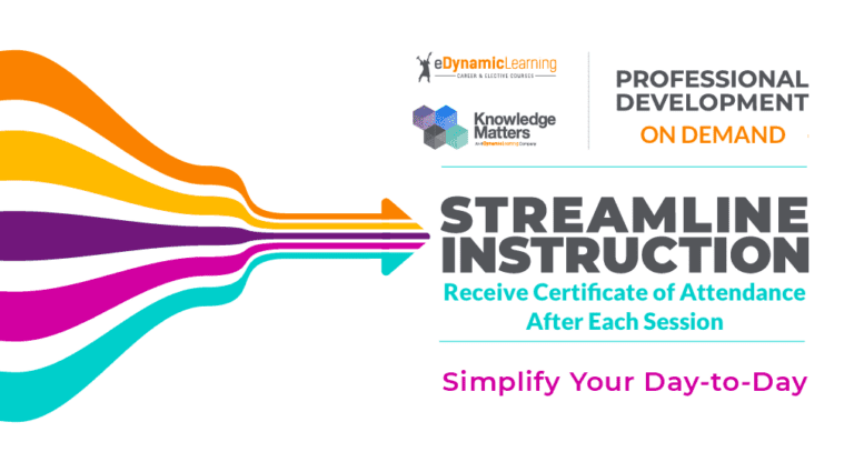 Streamline Instruction On Demand - eDynamic Learning