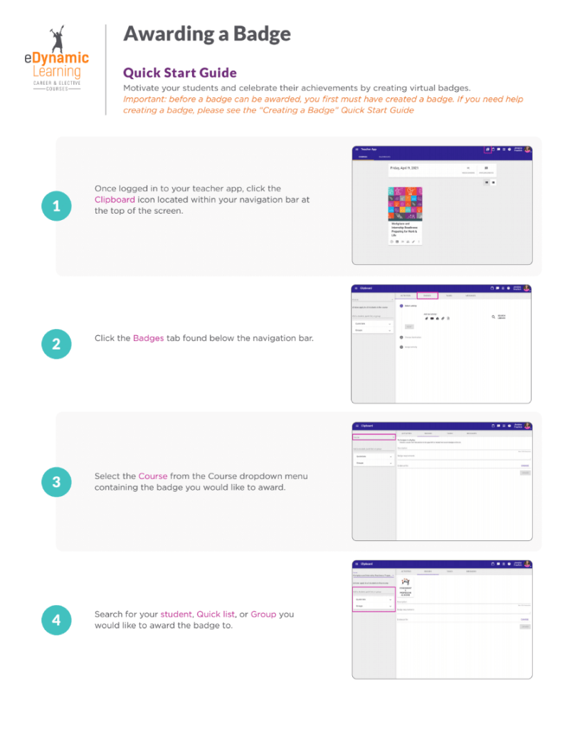 Teacher Resources - eDynamic Learning