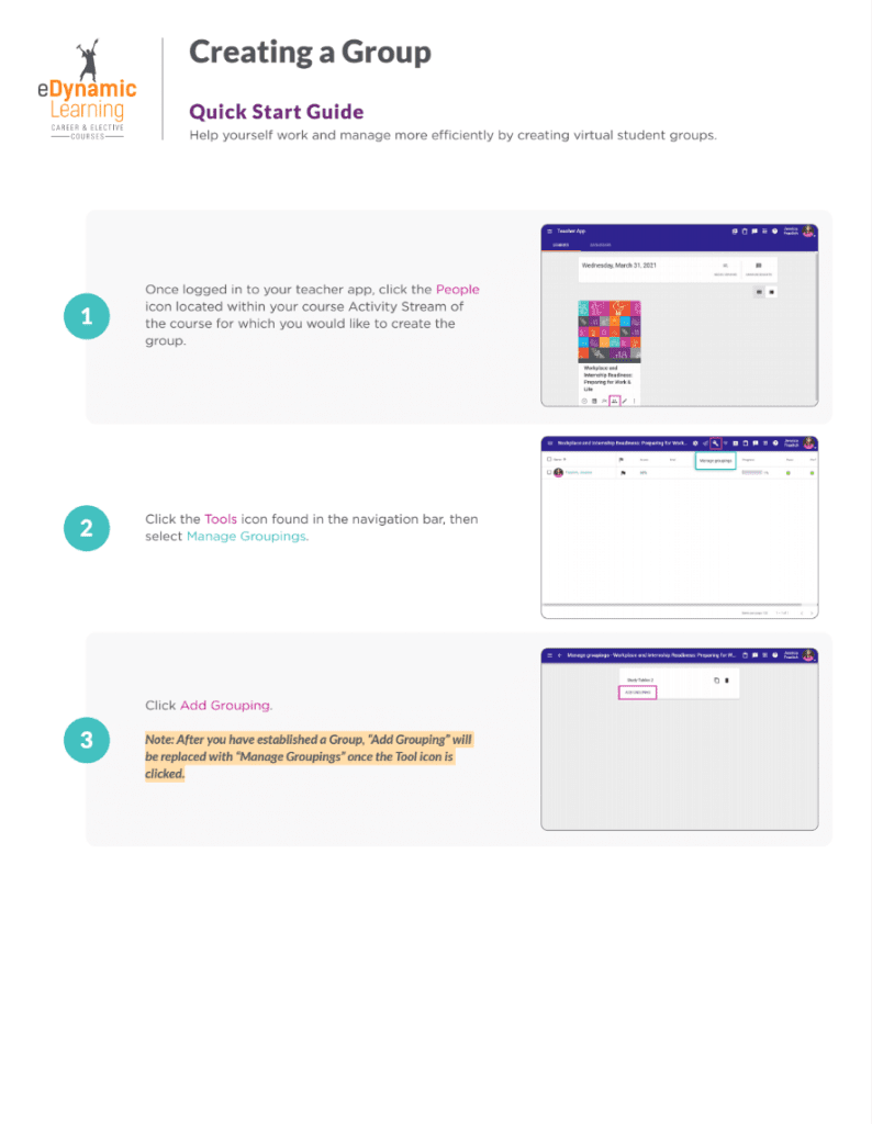 Teacher Resources - eDynamic Learning