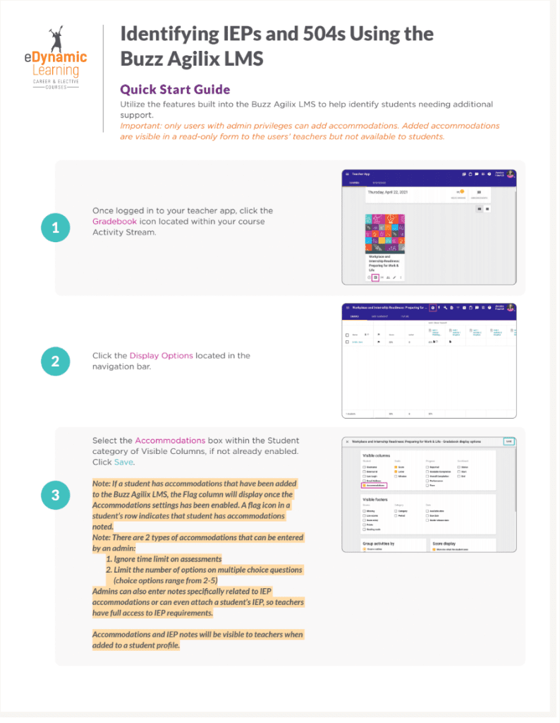Teacher Resources - eDynamic Learning